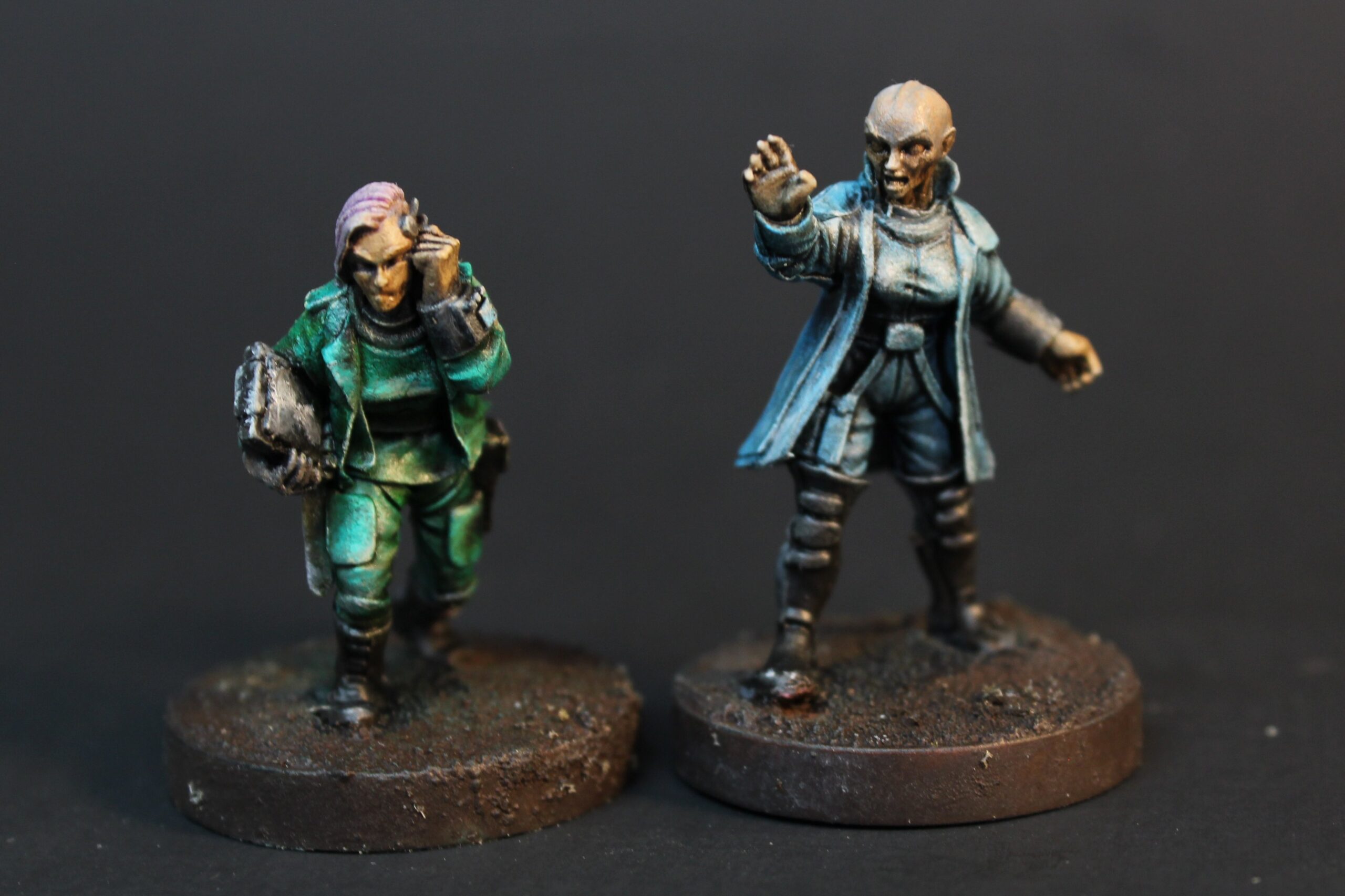 Miniatures for Stargrave and Five Parsecs now have oil paints! - ArtMesa